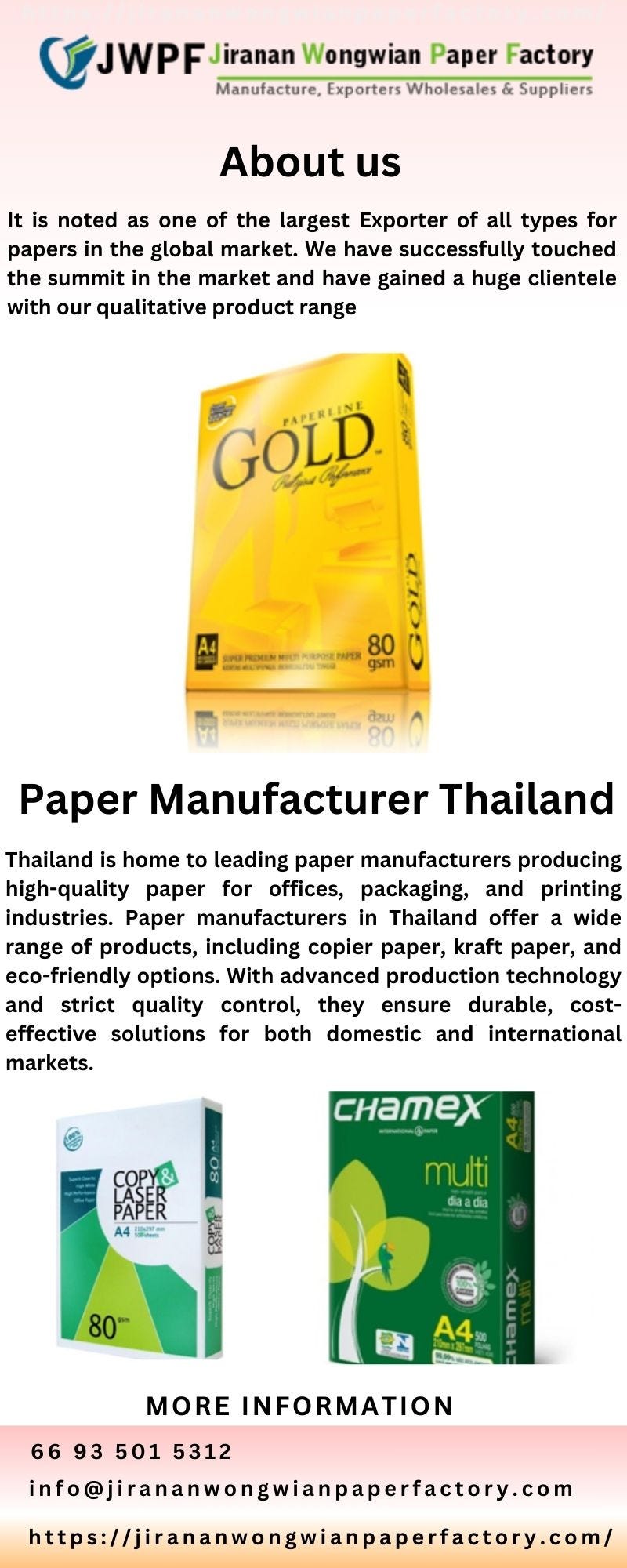 Double A Thailand Paper — Jiranan Wongwian Paper Factory | by ...