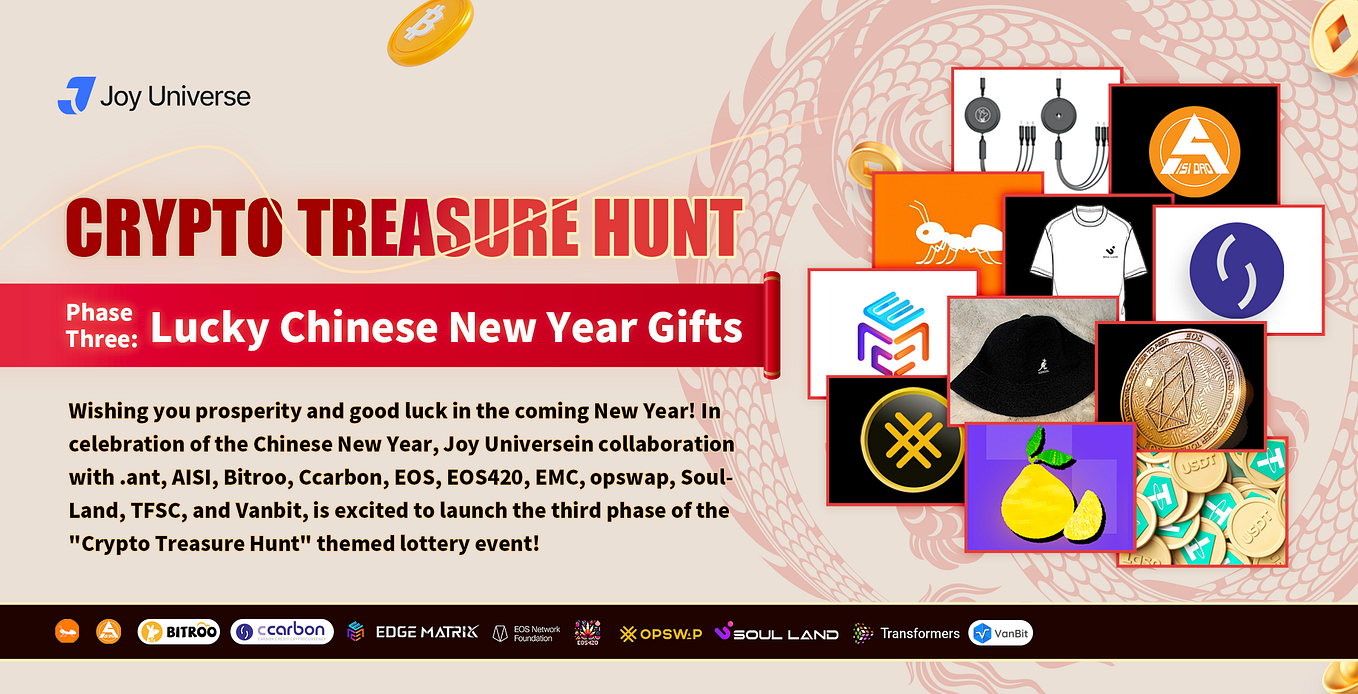 Jubi Crypto Treasure Hunt — Free Lottery with Eightfold Surprises | by ...