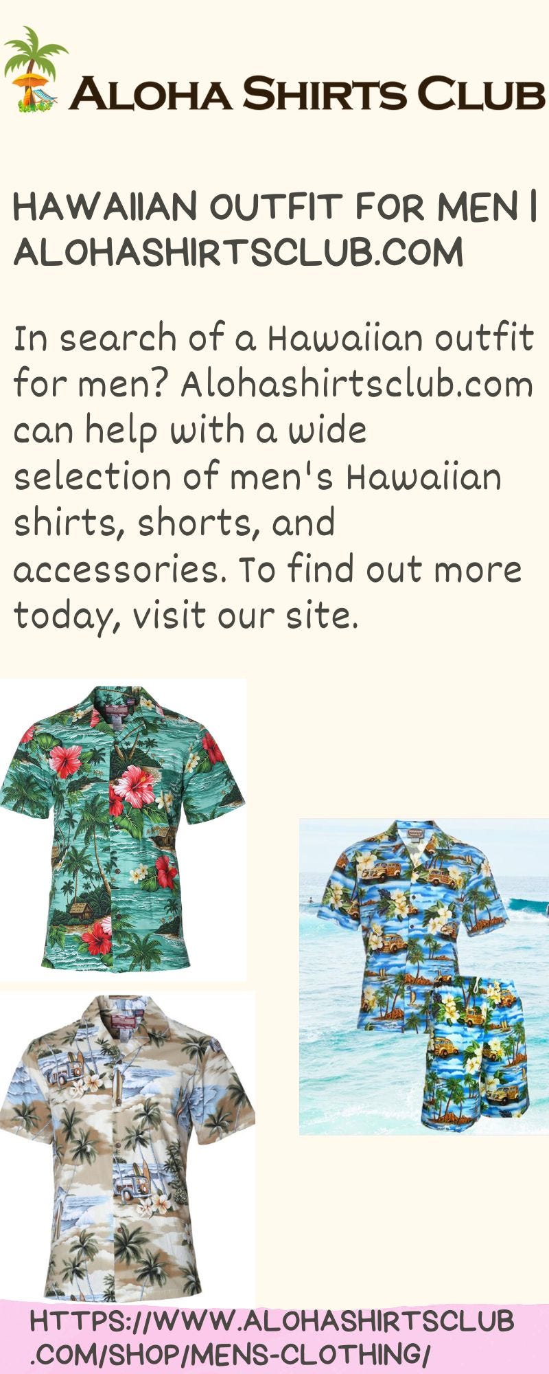 Hawaiian Outfit For Men | Alohashirtsclub.com - Hawaiianaloha - Medium