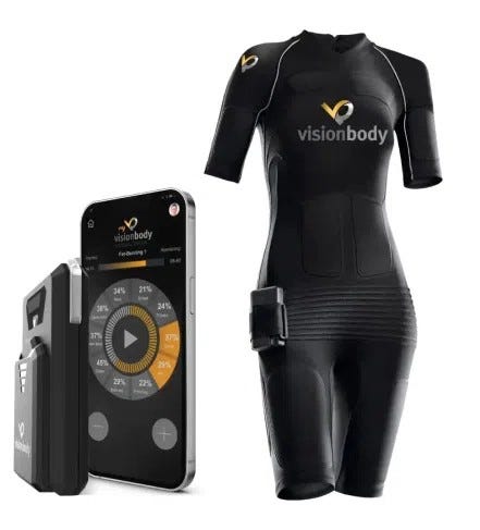 Experience the Excellence of Wireless EMS Suit - VisionBody - Medium