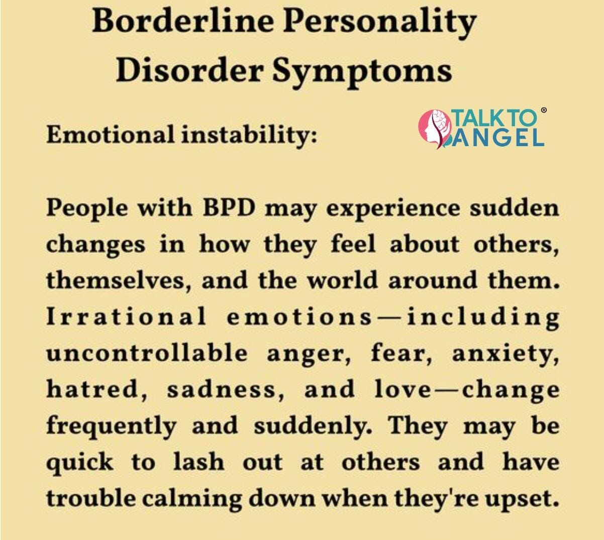 Borderline personality Disorder. Borderline Personality Disorder (BPD ...