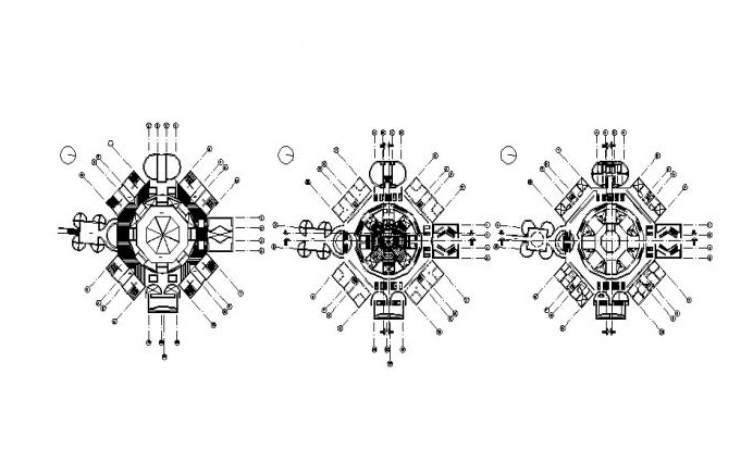 Plan of Commercial building with detail dimension in dwg file | by ...
