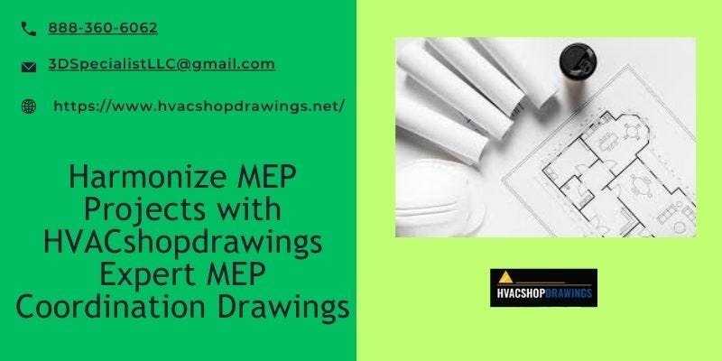 Efficient MEP Coordination Drawings by HVACShopDrawings - Duct Shop ...