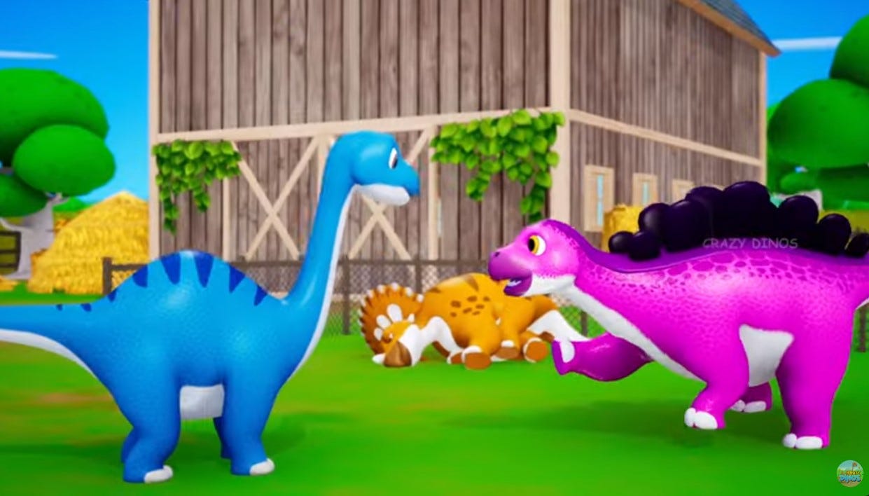 T Rex Magical Color Transformation Adventure: Jumping Dinosaurs Comedy ...