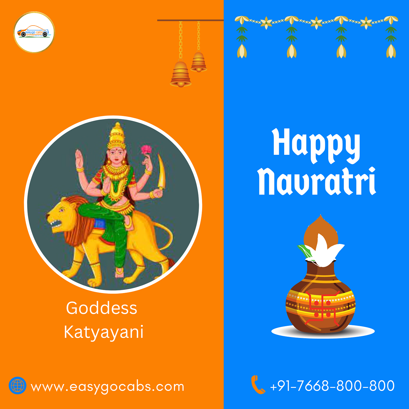 Navratri Day 8 : Goddess Mahagauri | by Easygo Cabs | Medium