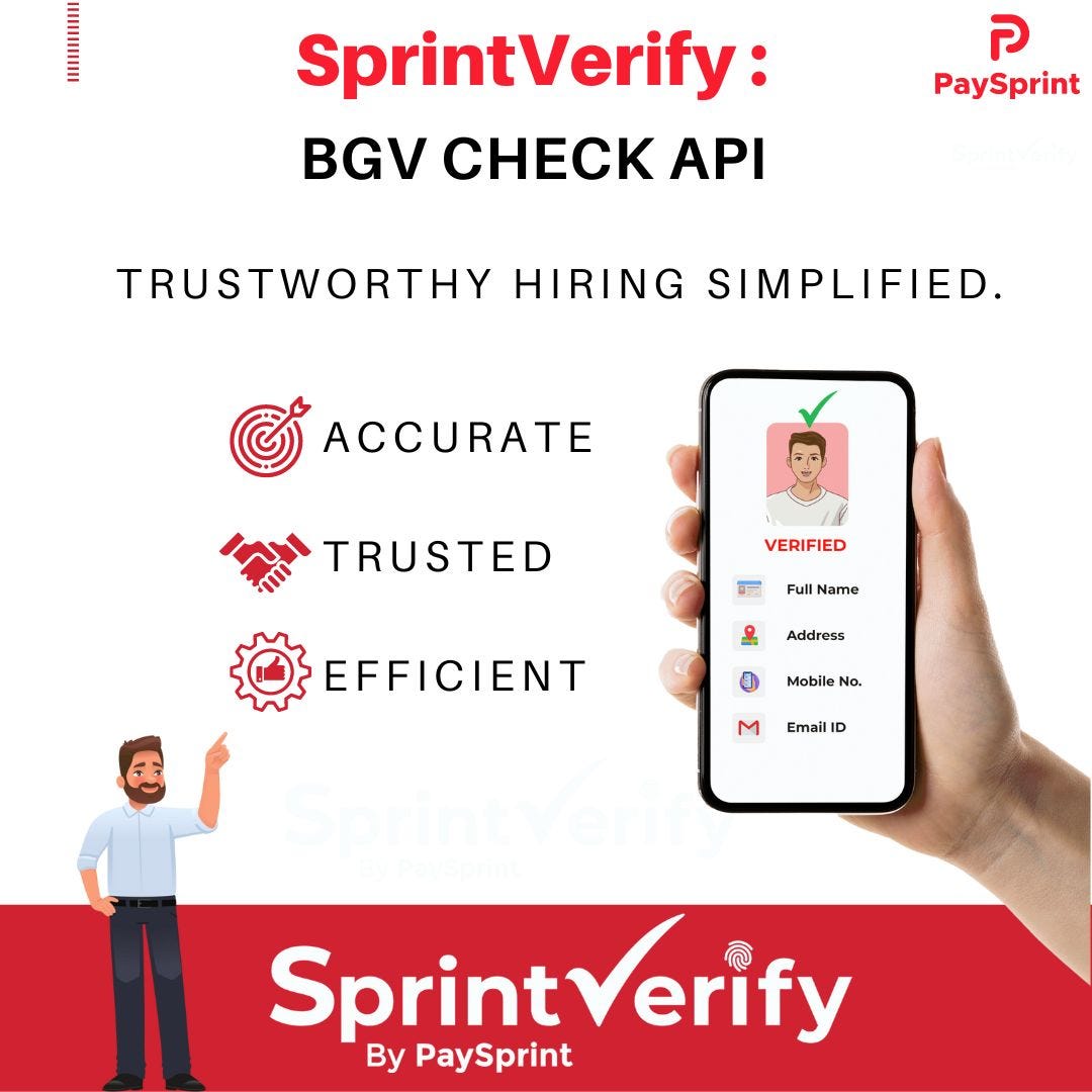 Tumbler Post: Streamline Your KYC Verification Process with SprintVerify API | by PaySprint | Medium
