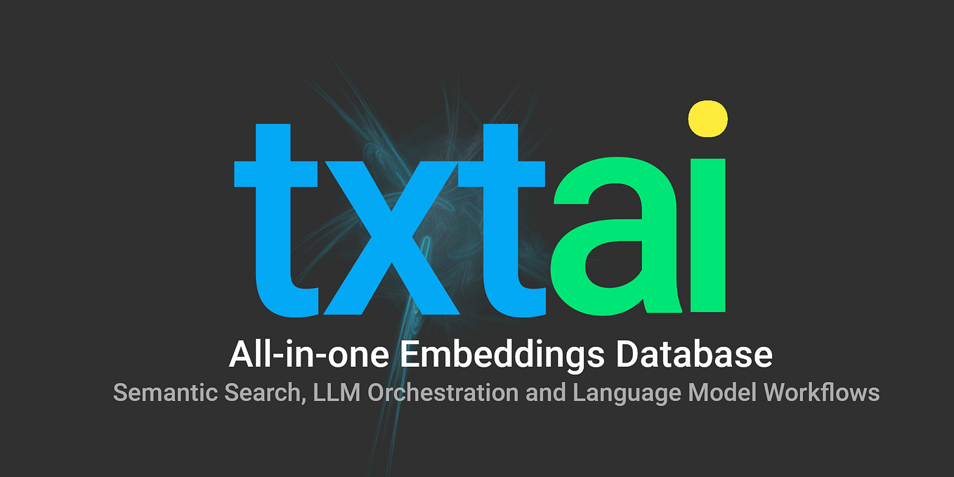 Introducing txtai, AI-powered semantic search built on Transformers | NeuML