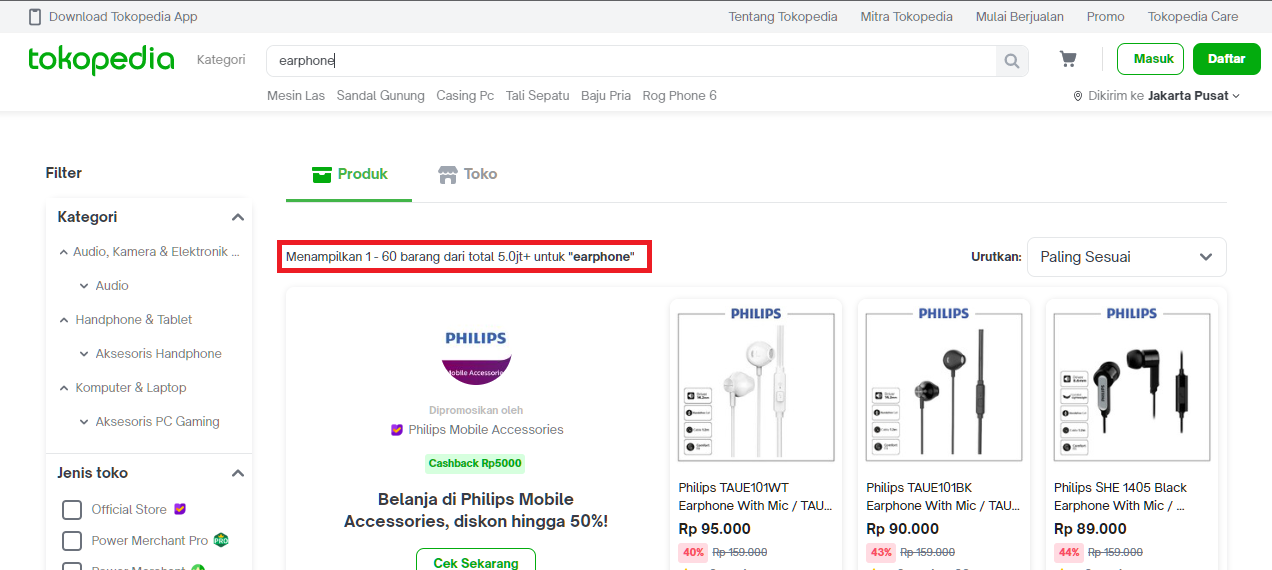 Data Scraping Tokopedia Part 3 : Menyimpan Data Hasil Scraping ke excel dan Membuat Diagram ...