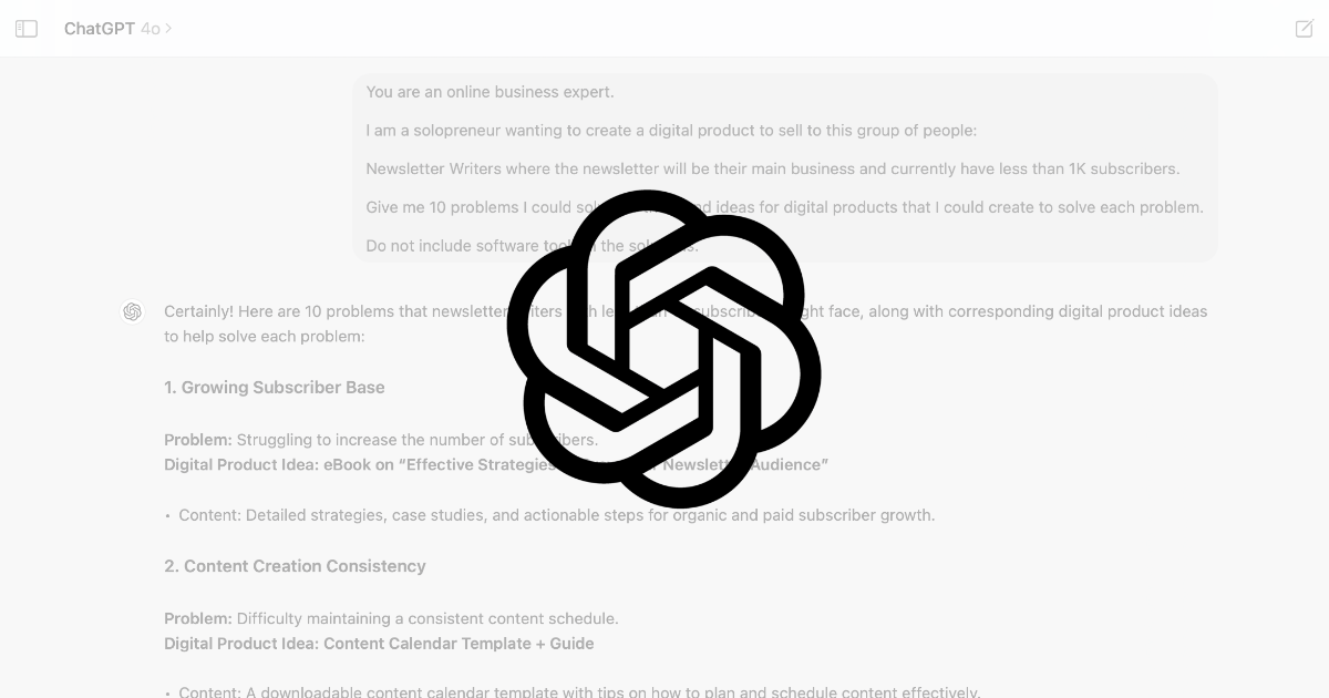 6 Chat GPT (OpenAI) Side Hustles That Will Earn You +$850 Per Day | by Startup Journal | Medium