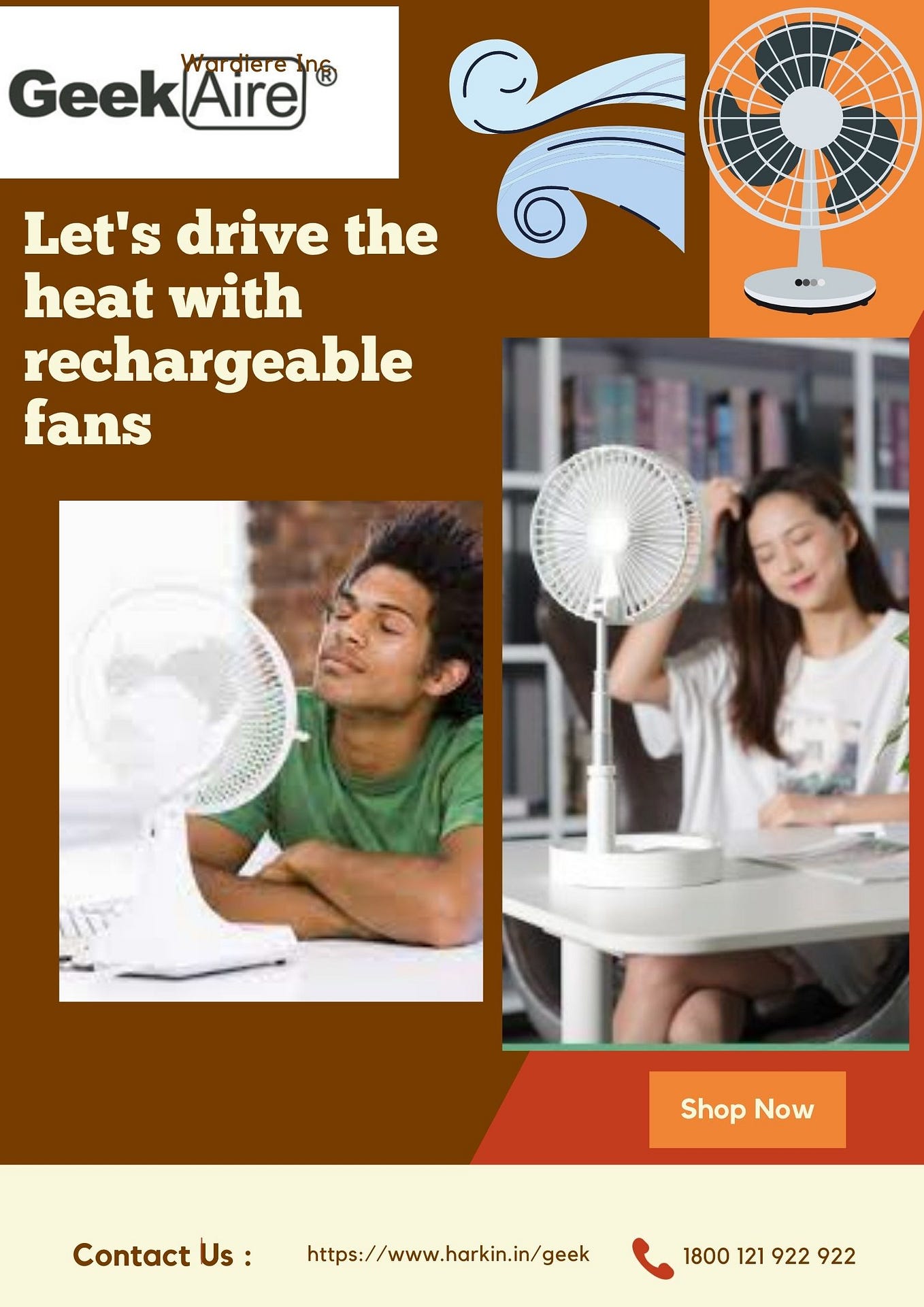 5 BENEFITS OF USING BATTERY FANS. The portable rechargeable fans are ...