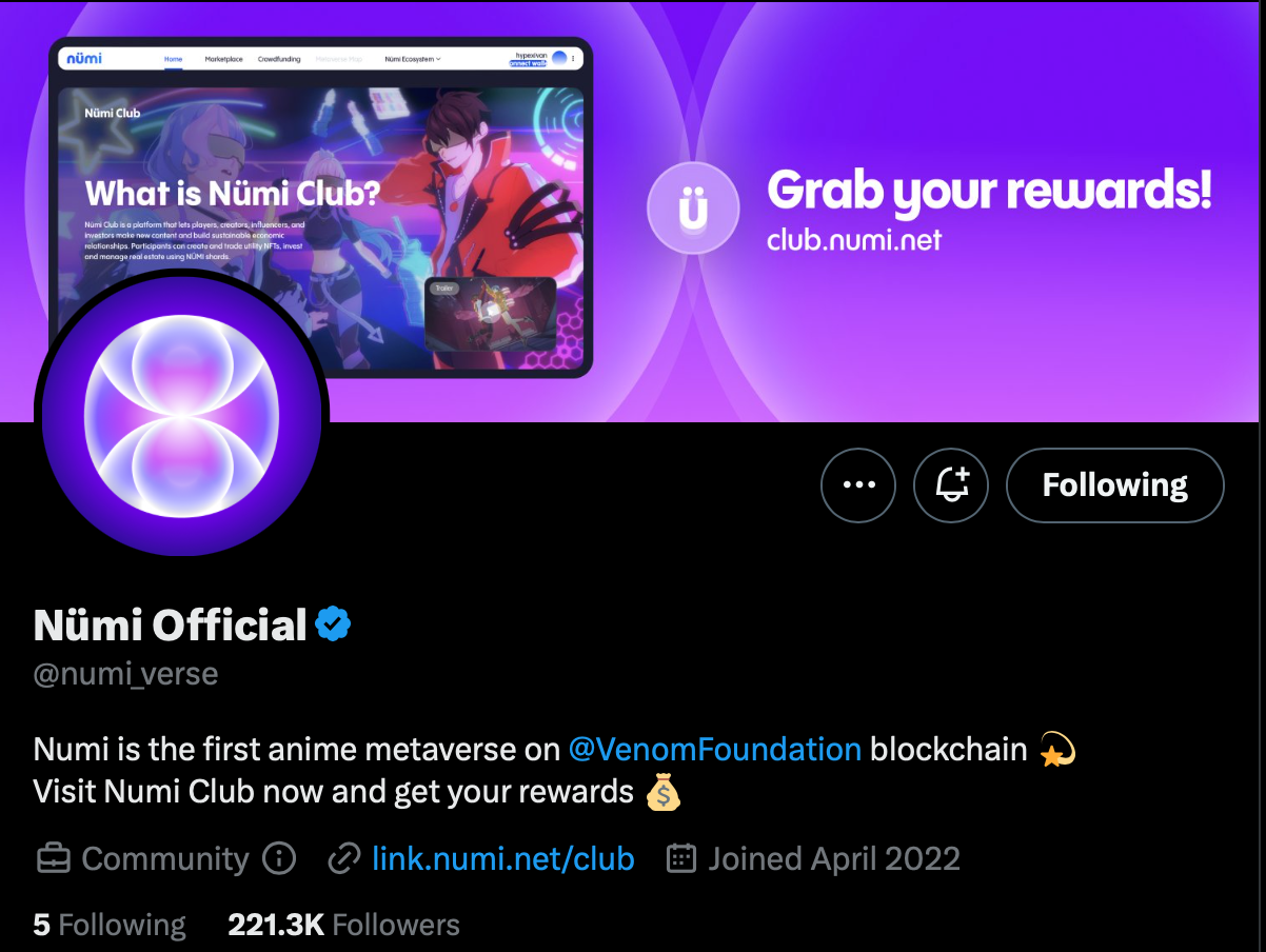 Numi Club on Venom Testnet is LIVE! | by Numiverse | Numiverse | Medium