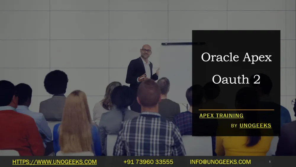 Oracle Apex Oauth2 Example. OAuth2 in Oracle APEX: A Practical… | by Balaug | Medium