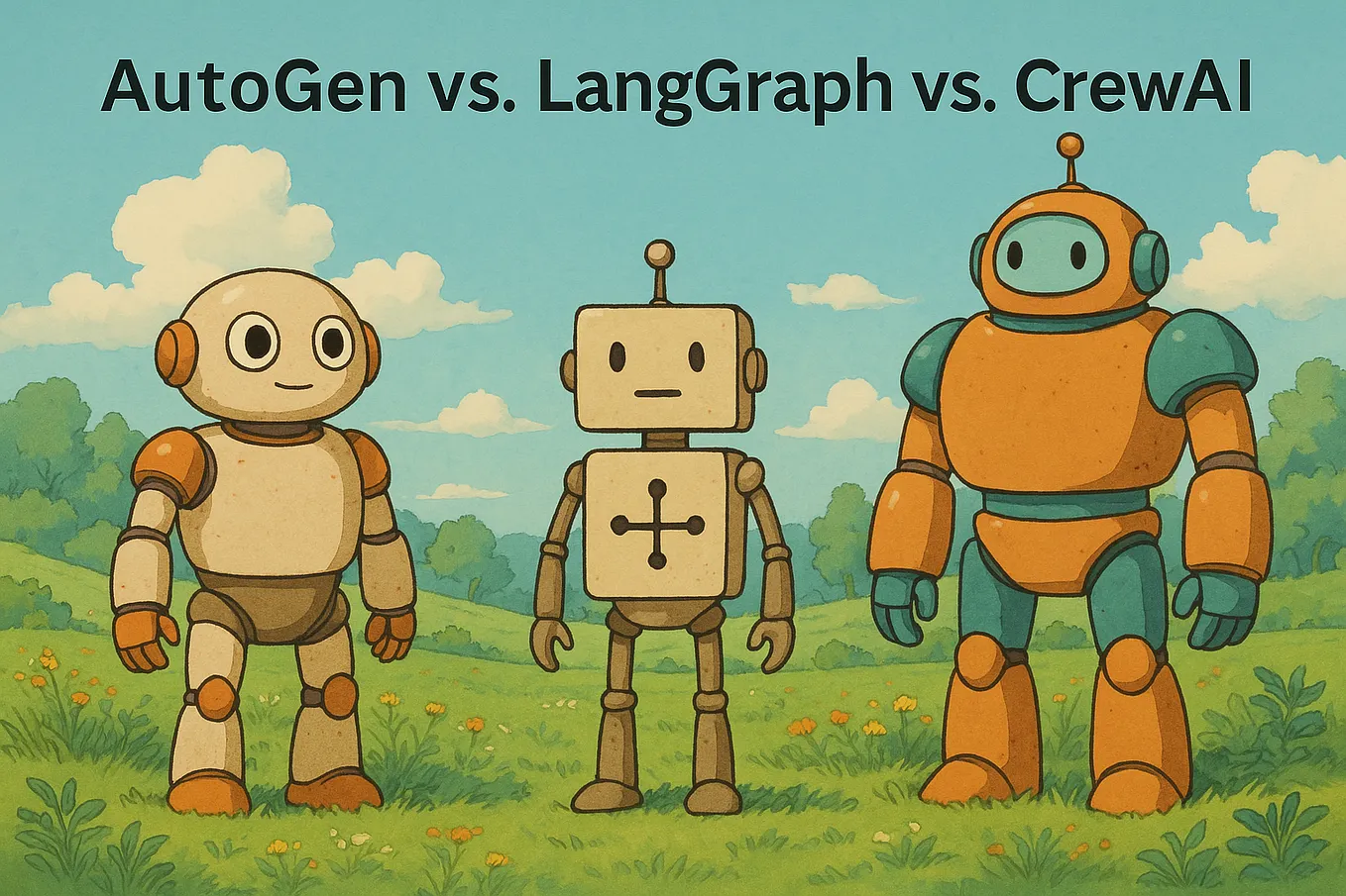 Comparative Study of LangGraph, Autogen, and Crewai for Building Multi-Agent Systems | by Pratik ...