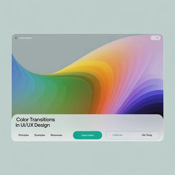 PSYCHOLOGY OF COLOR TRANSITION IN UI/UX DESIGN | by Srijani Chatterjee ...