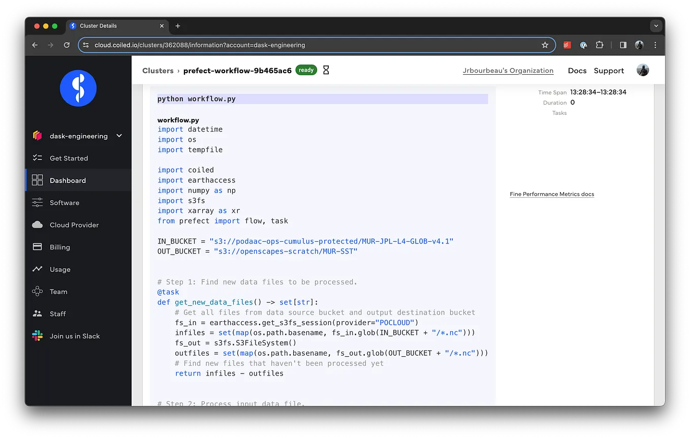 Run a script on a GPU with one line of code | Coiled