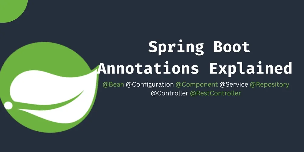 Mastering Spring Boot Annotations — Basics, Examples & Best Practices ...