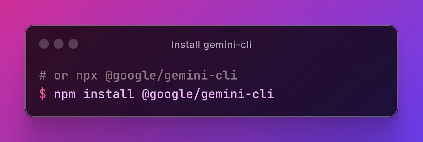Vibe coding my first Chrome Extension with Gemini CLI ! | by Riccardo ...