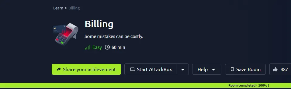 Billing Ctf — Tryhackme Writeup By Z0diac Devopsdev
