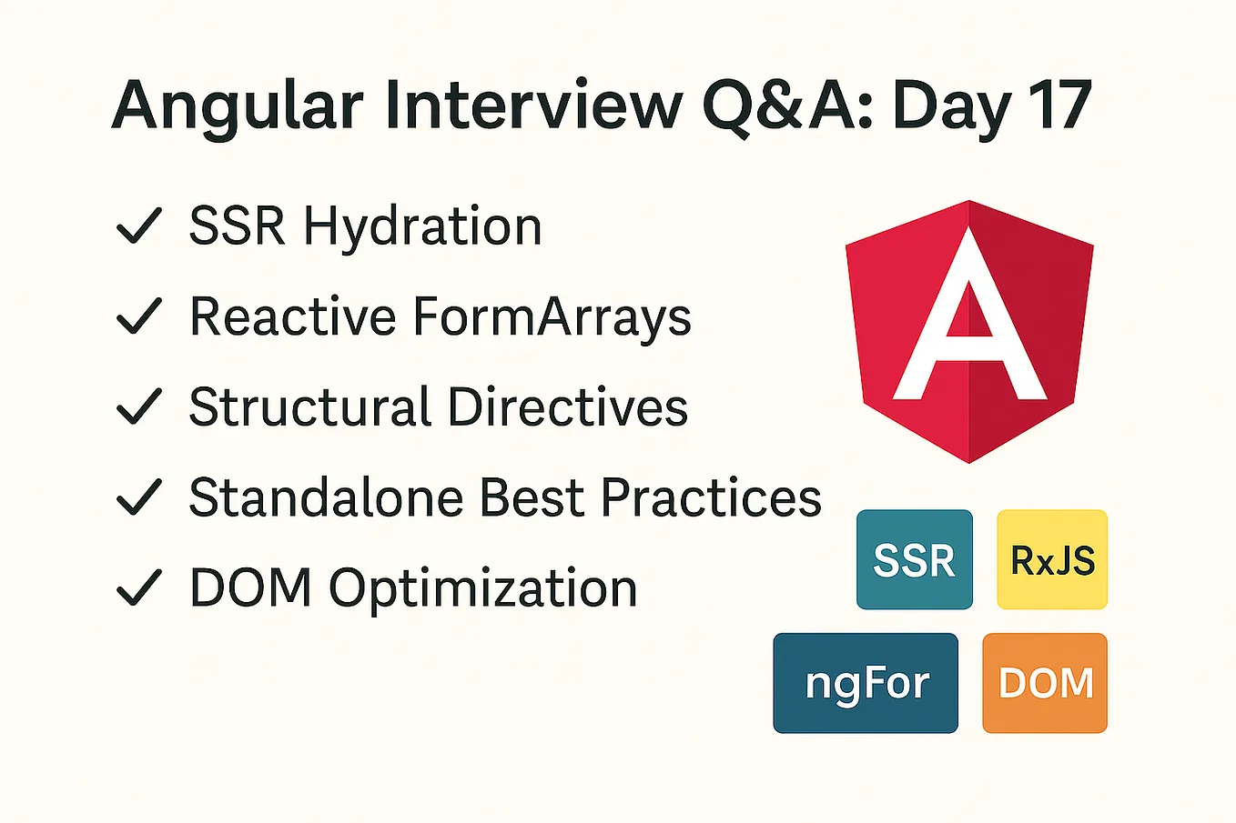 Top 100 Angular Interview Questions & Answers for 3–5 Years Experienced Programmers 🚀 | by ...