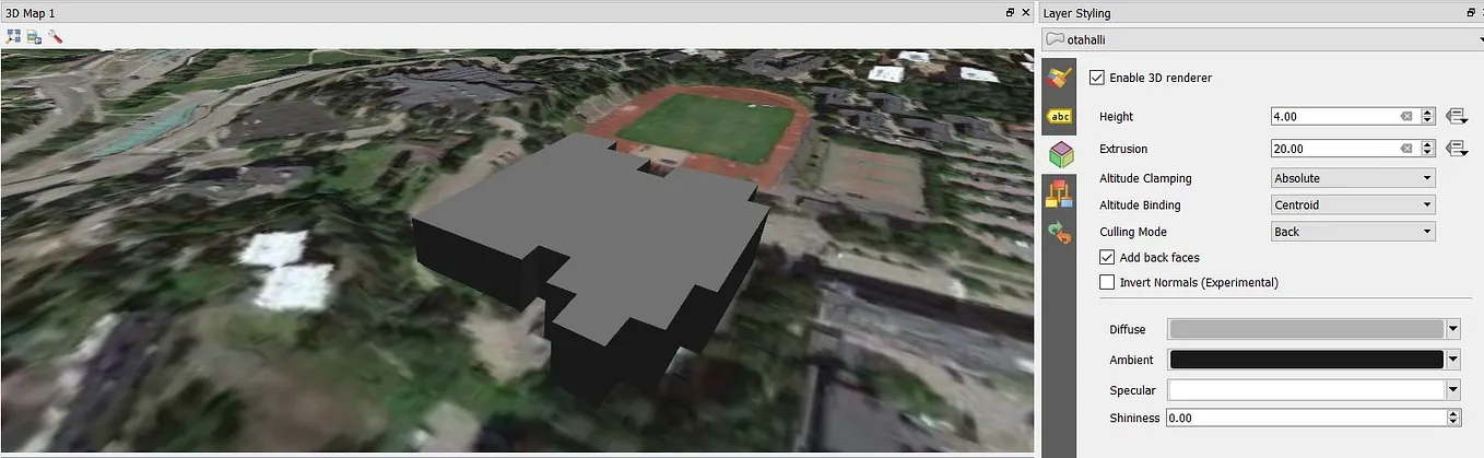 Creating 3D map in QGIS. How to use Qgis2threejs plugin | by The ...