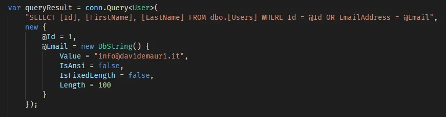 Custom Type Handling. Go beyond Dapper limits and map… | by Davide Mauri | Dapper .NET | Medium