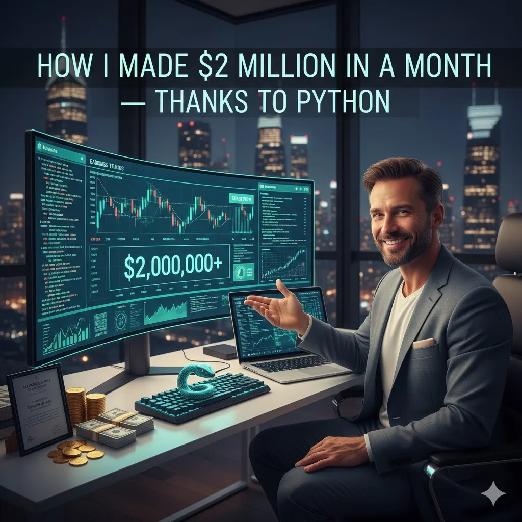 The 47 Line Python Script That Made Me 2 Million Using Ai By Zeeshan Safdar Python In Plain