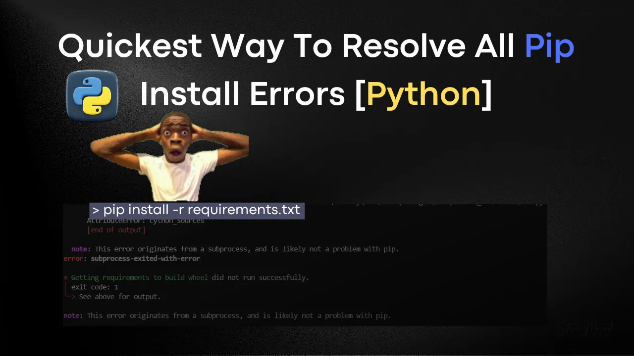 [Solved] Fix PyAudio Pip Installation Errors on a Win 32/64-bit Operating System | by Steve ...