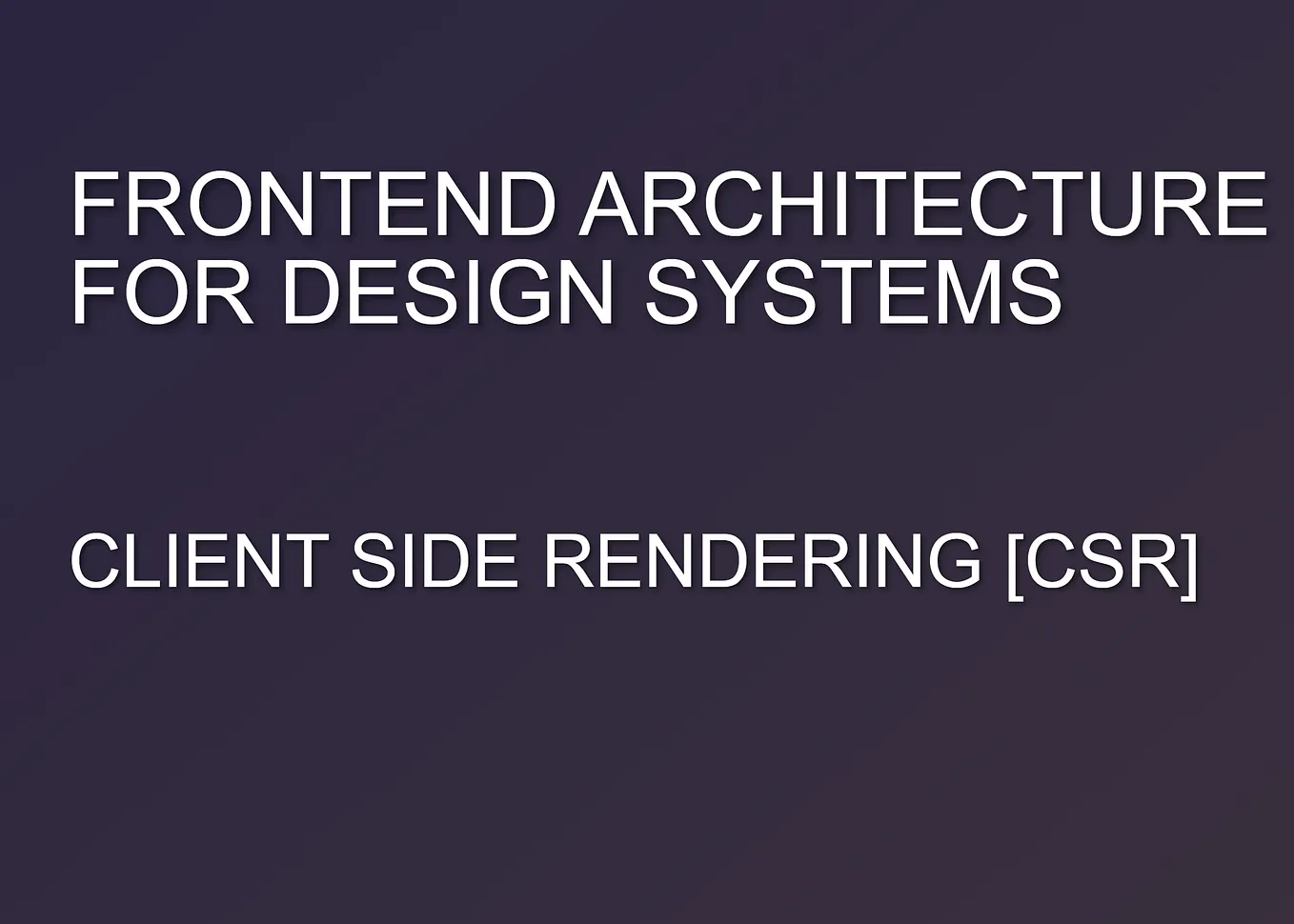 🔍 A Deep Dive into Server-Side Rendering (SSR): How It Works and When to Use It | by Aman ...