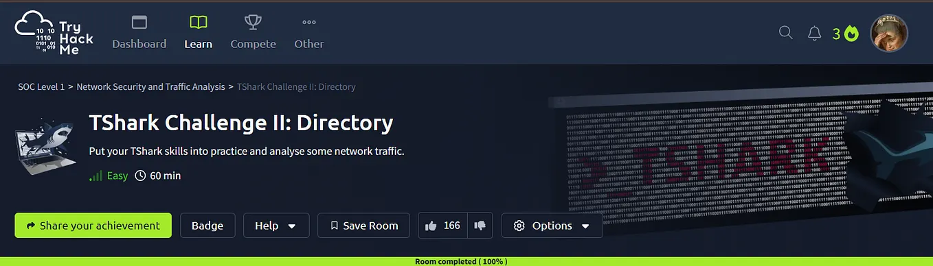 THM | TShark: CLI Wireshark Features | by Shahara Nonis | Medium
