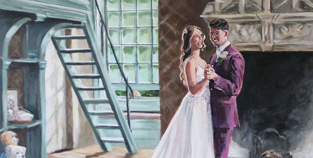 Nine reasons to choose a live painting for your wedding | by Live ...