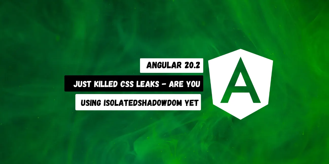 No More @Input() + @Output()! Angular 20 Makes It Native | by Angular_with_Awais | Jul, 2025 ...