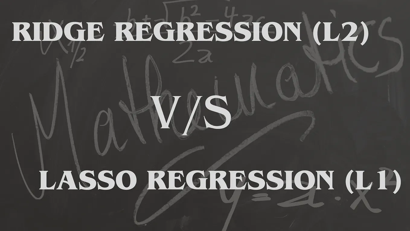 Regularization Techniques Ridge Vs Lasso Regression In Python By