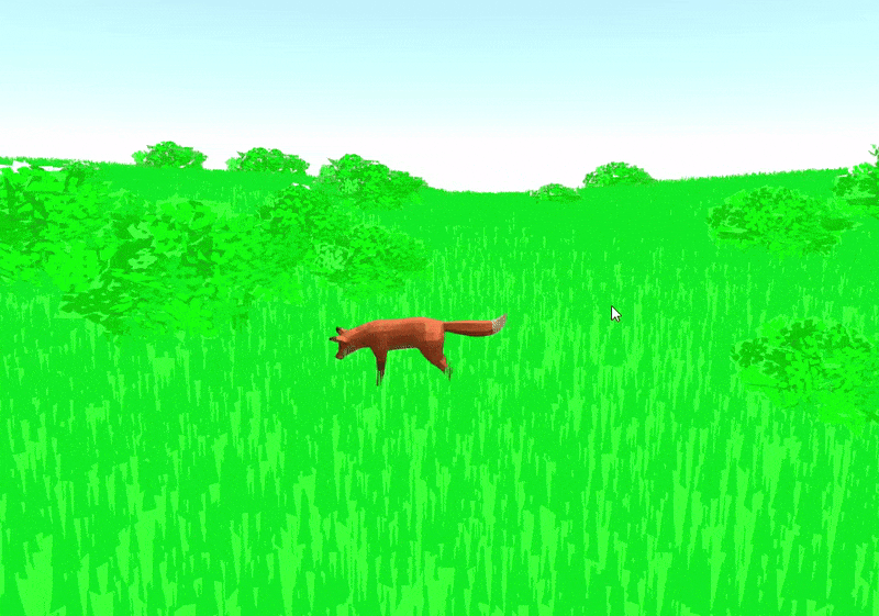 Creating Grass Blowing in the Wind with Shaders in React Three Fiber ...
