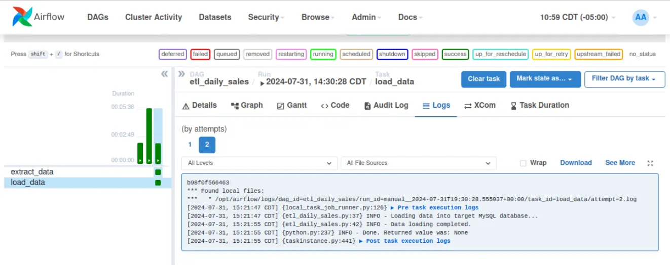 Apache Airflow in Docker container: Step-by-step journey to successful DAGs! | by n_sabab | Medium