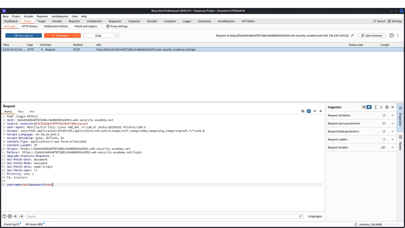 🧵 PortSwigger Web Security Academy — Lab Write‑Up 4 | by 0xM3d0din ...