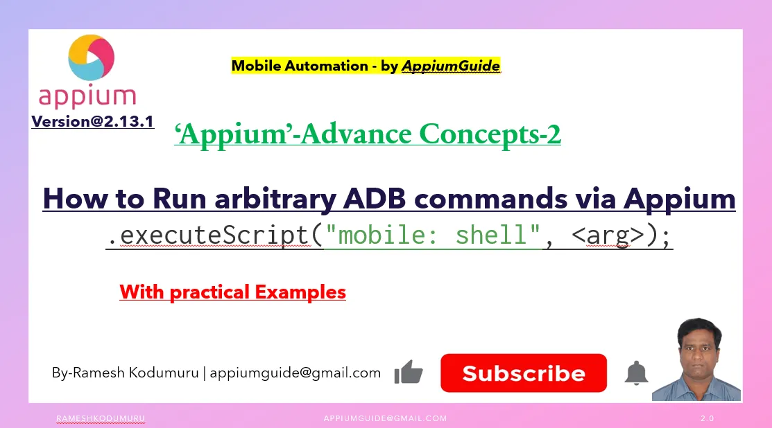 #8.Appium Gestures-(Part-1)-How to Perform ‘FlingGesture’ based on element-Using W3C ...