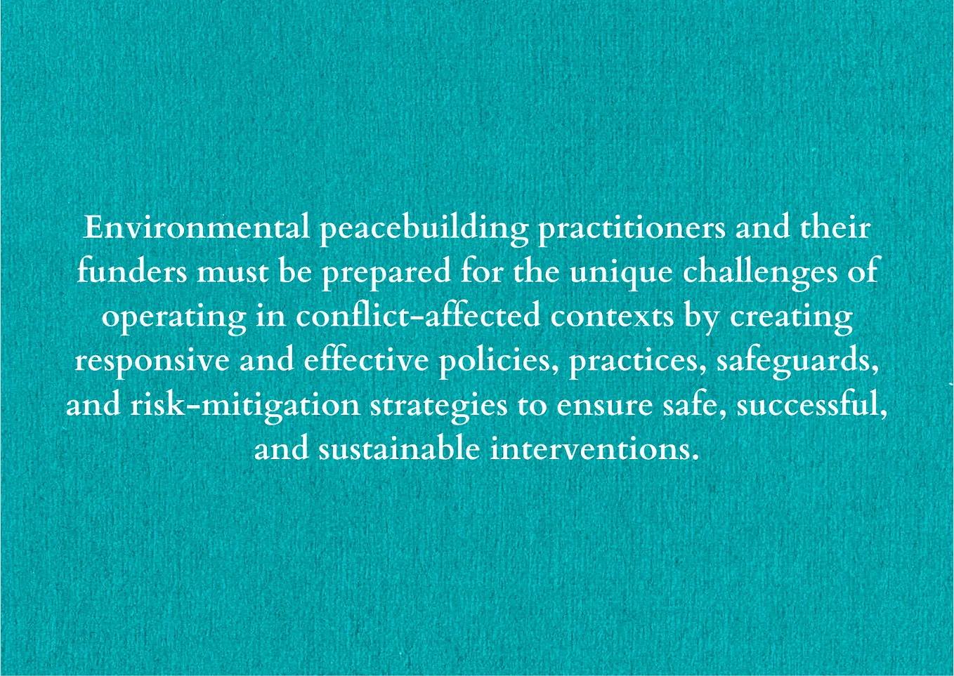 Environment, climate, conflict, and peace: A 2025 resource roundup | by ...