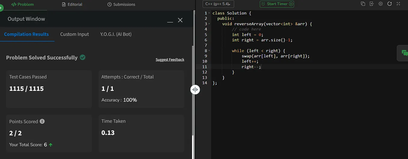 Day 1: Second Largest Element in an Array — GFG 160-Days of DSA Challenge 🚀 | by Amit Prajapati ...