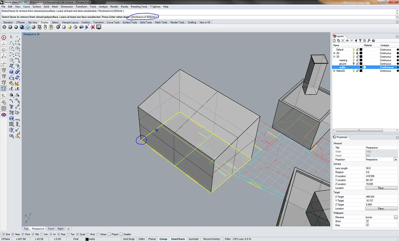 Rhino Tutorial: Customizing Perspective View Settings and Making Simple ...
