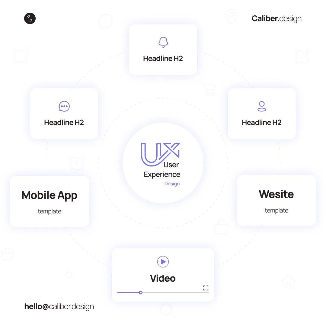 Black and White UIUX. UI/UX stands for user interface and… | by Caliber ...