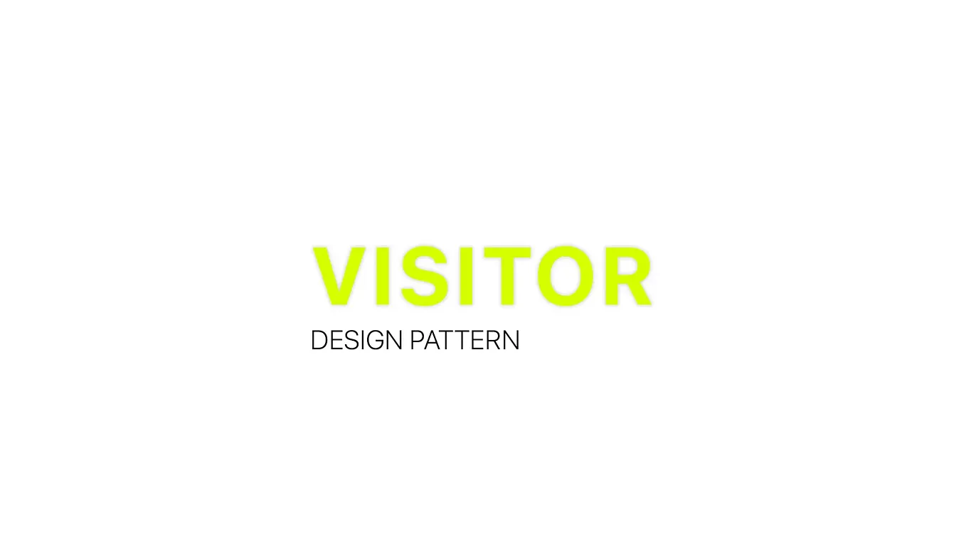 Part 25: Design Patterns — Visitor Pattern | by Bhanu Kumar | Code and ...