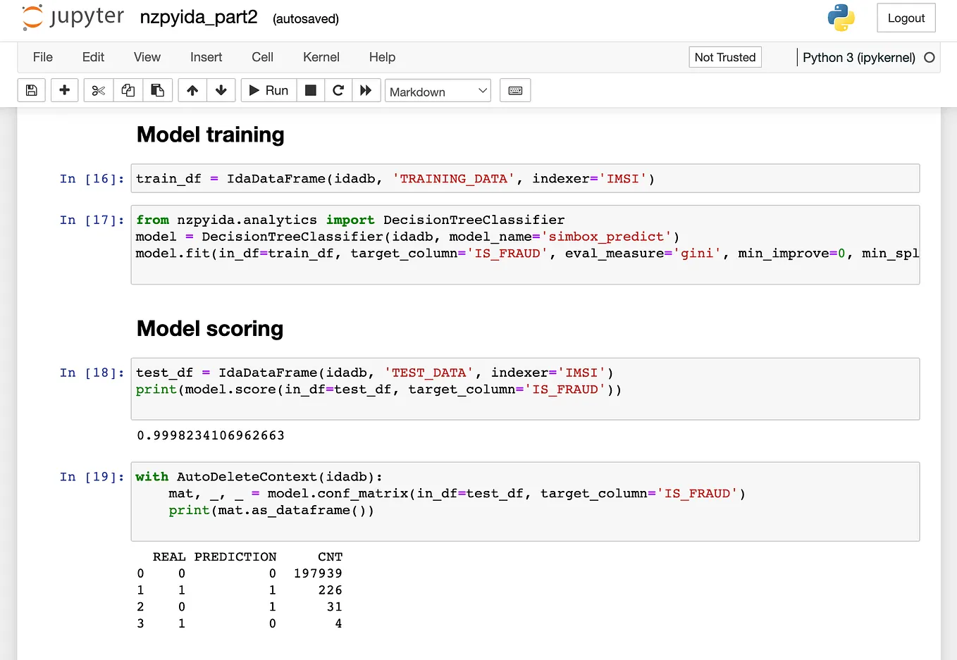 Netezza In-Database Analytics in Python — Part 1: Data Frames | by Marcin Labenski | Medium