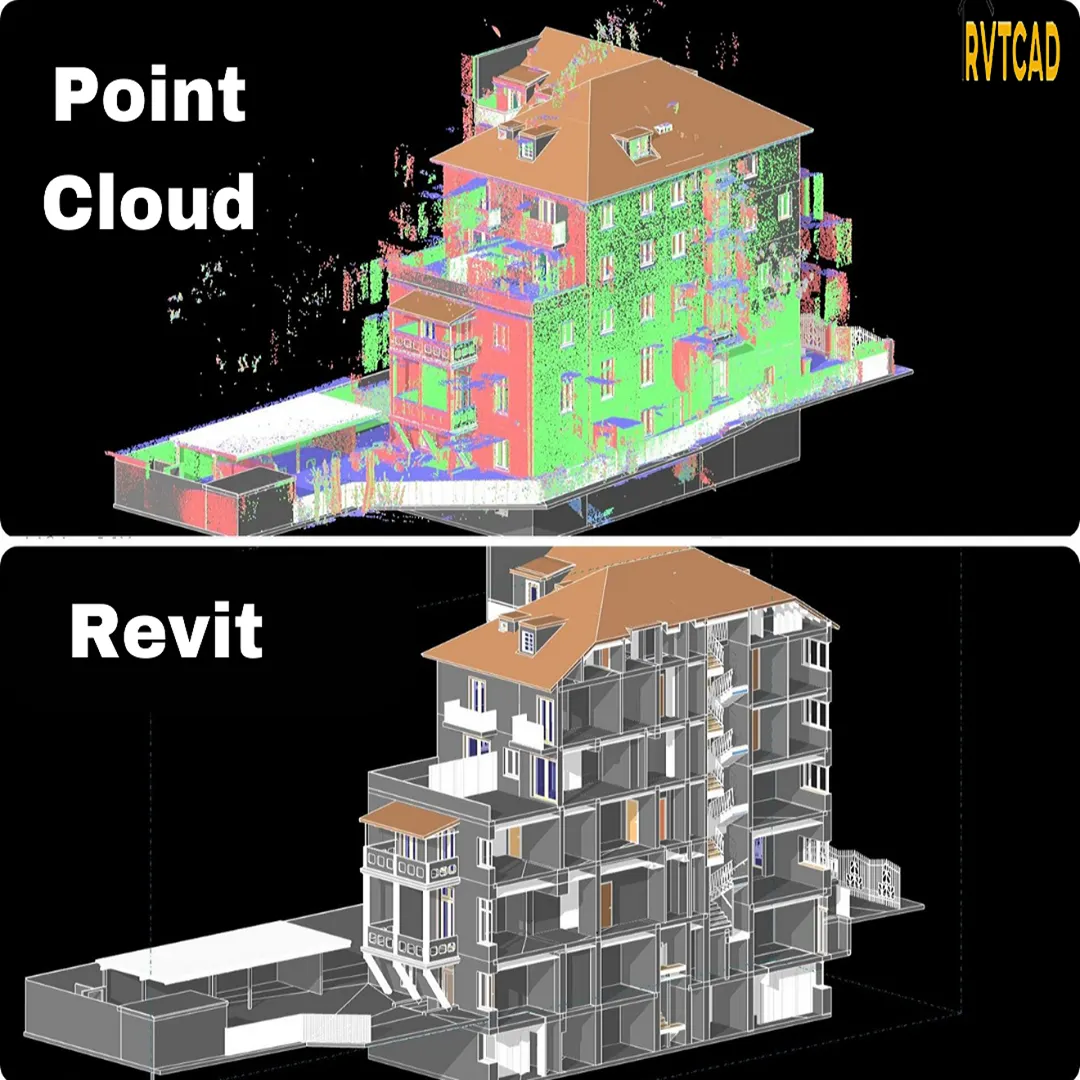 Best Technique of Point Clouds Transformed into Revit Models | by Rvtcad | Medium