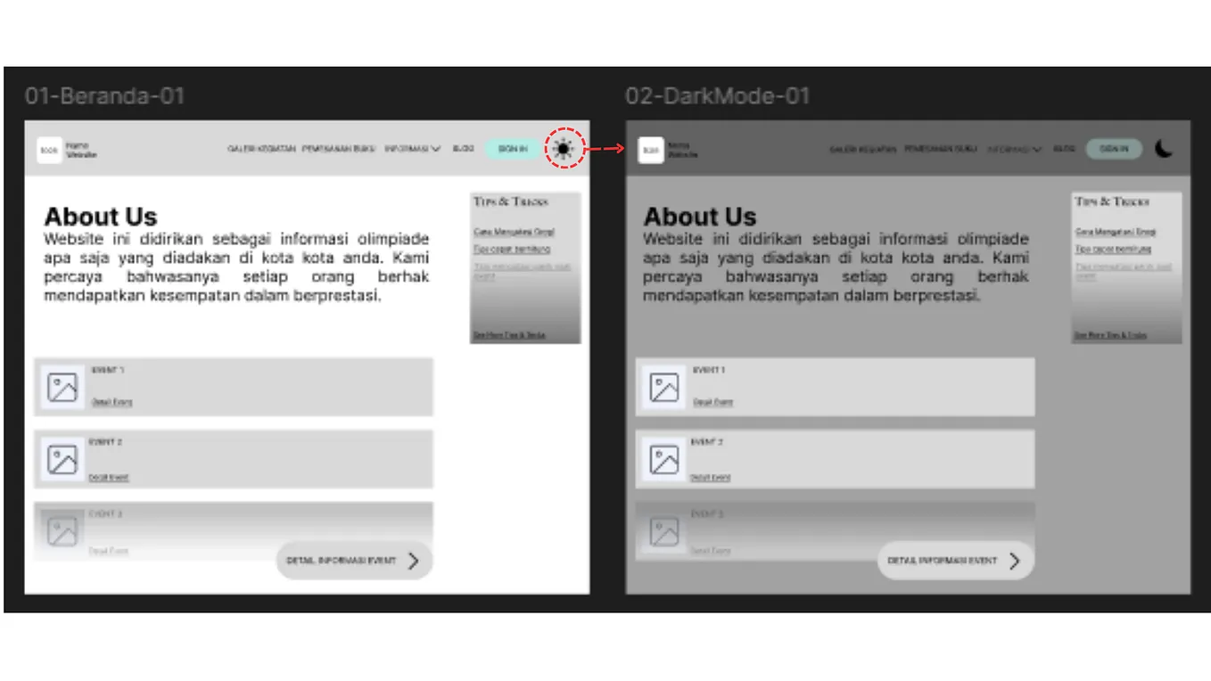 Pembuatan Desain Hi-Fi Website Informasi Olimpiade Akademik | by Dani ...