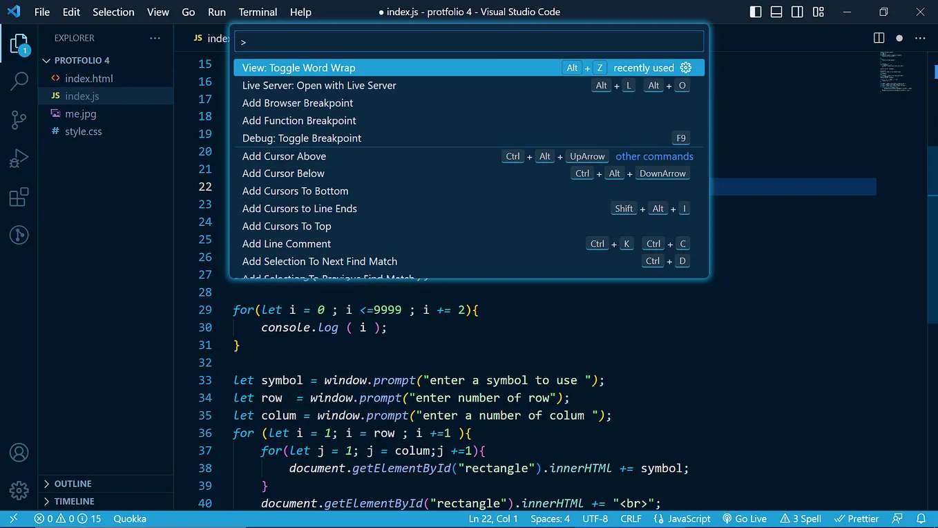 Getting Started with JavaScript in Visual Studio Code | by Fhsami | Medium