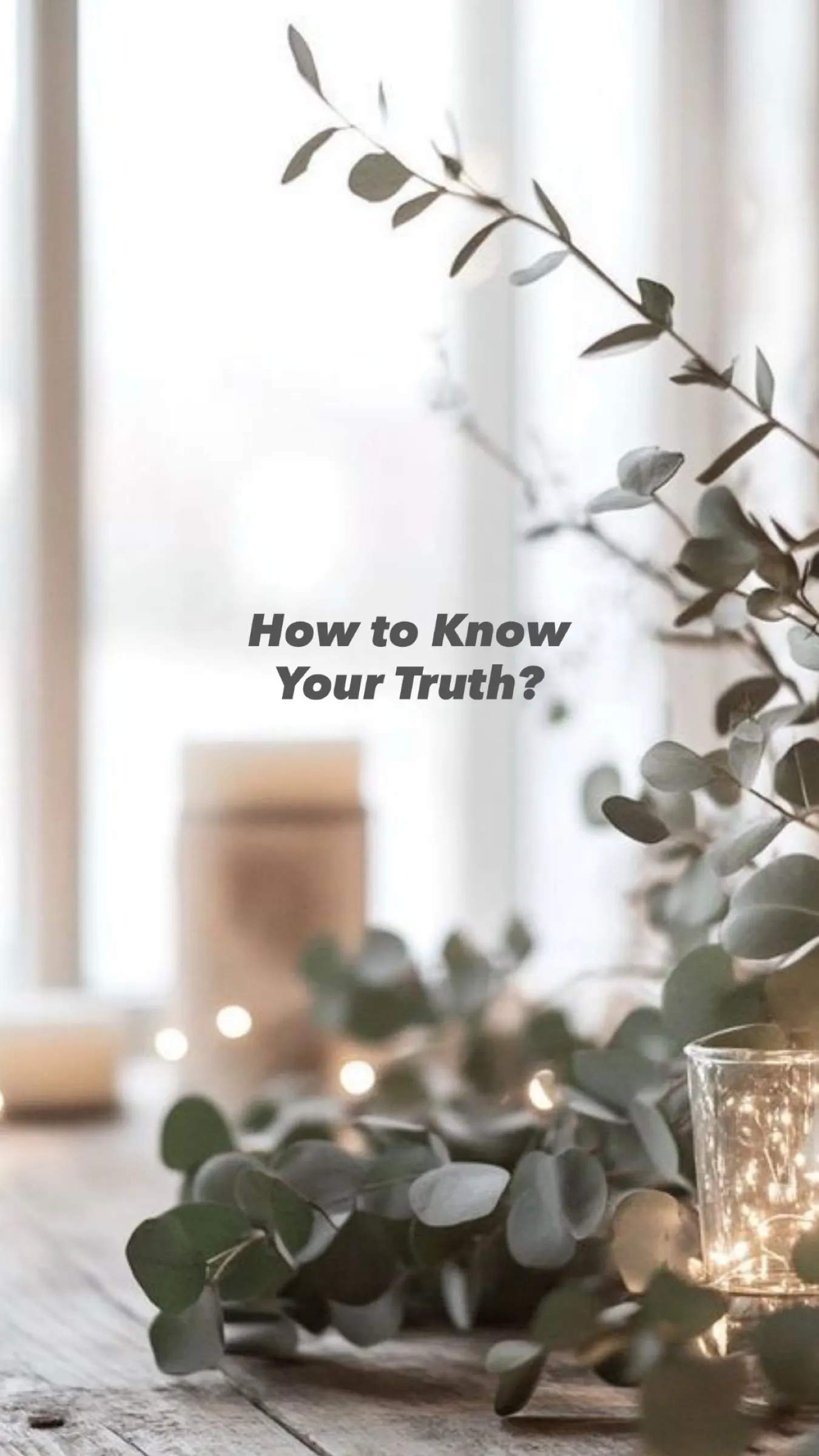 How to Know Your Truth?. Or where to find the only Truth that… | by ...