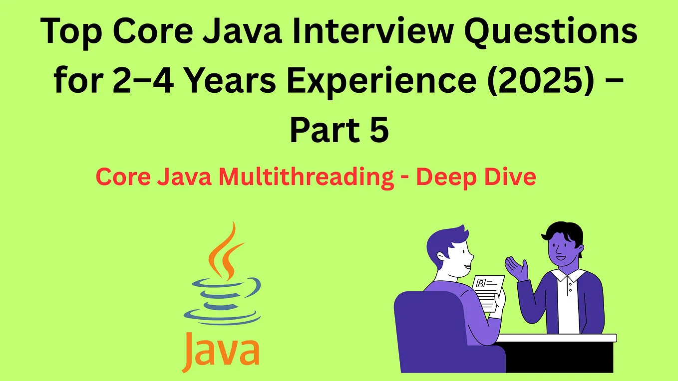 Top Core Java Interview Questions for 2–4 Years Experience (With ...