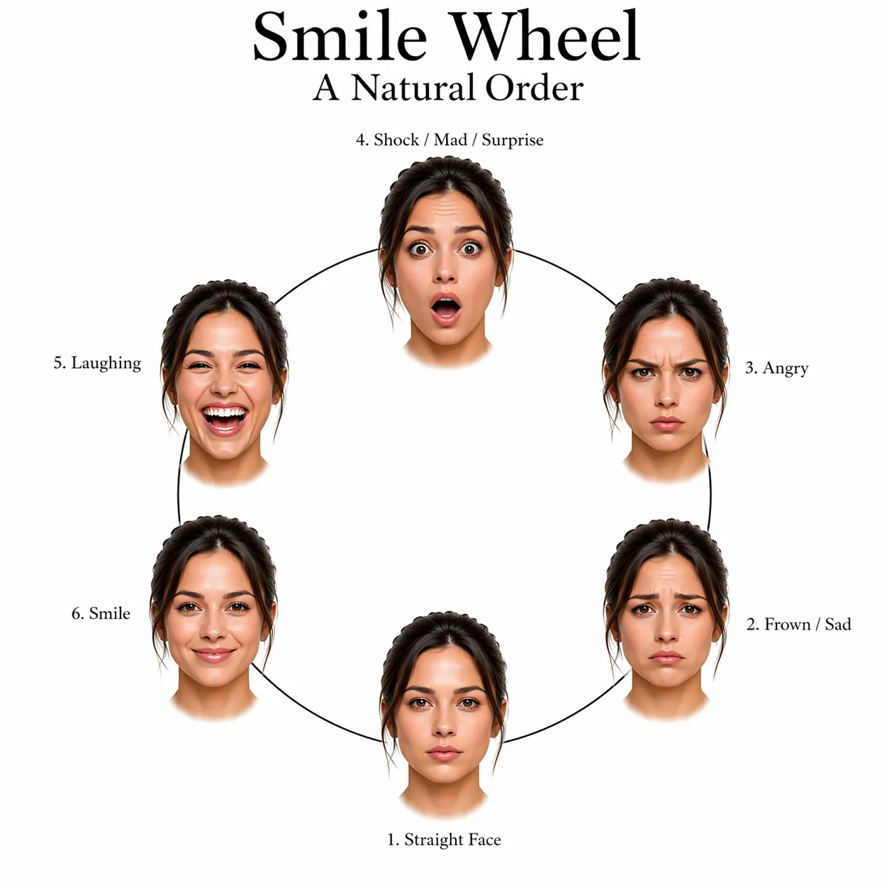 THE SMILE WHEEL DIAGRAM OF TEBO STEELE - Tebo Steele - Medium