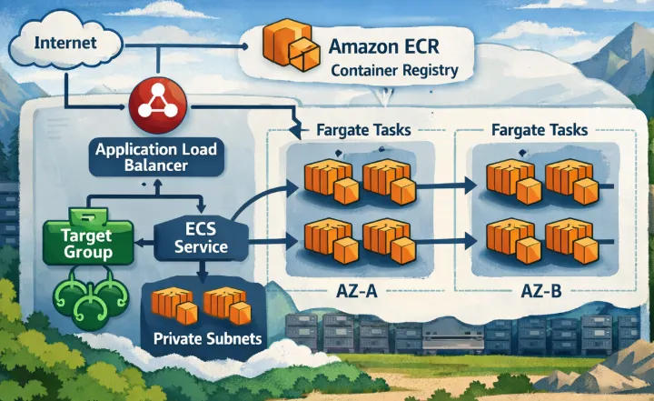 Deploy a Secure Scalable API with ECS Fargate, ALB, API Gateway, and ...