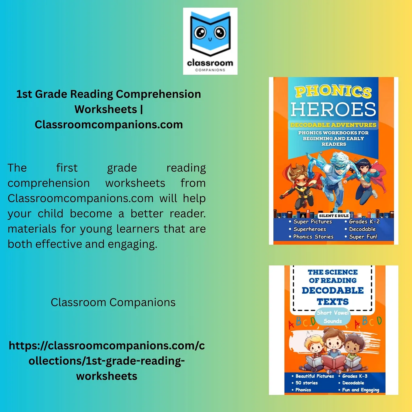Classroom Companions: How Decodable Texts Make Reading Easier | by ...